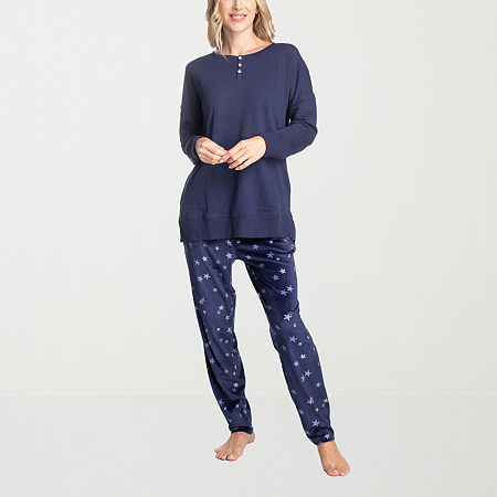 Click here for Hanes Womens Long Sleeve 2-pc. Pajama Sets  X-smal... prices