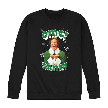 Click here for Mens Long Sleeve Elf Sweatshirt  Medium  Black prices