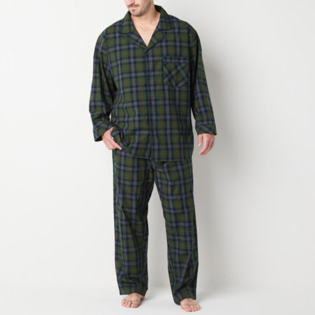 Click here for Stafford Modal Mens Long Sleeve 2-pc. Big Pajama S... prices