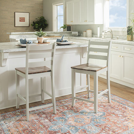 Click here for Wenzel 2-pc. Counter Height Bar Stool  One Size  G... prices