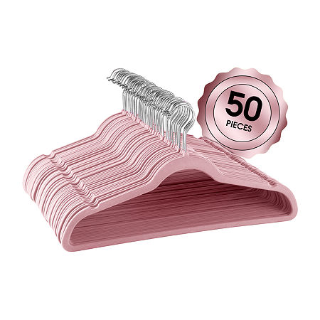 Click here for Elama Flocked Velvet 50-pc. Hangers  One Size  Pin... prices