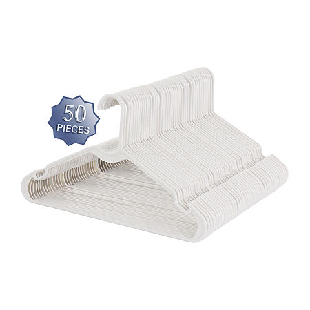 Click here for Elama Plastic With Notched Shoulders 50-pc. Hanger... prices