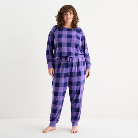 Click here for Sleep Chic Womens Fleece Crew Neck Long Sleeve 2-p... prices