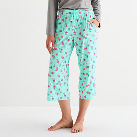 Click here for Sleep Chic Pajama Capri Pant  Large  Blue prices