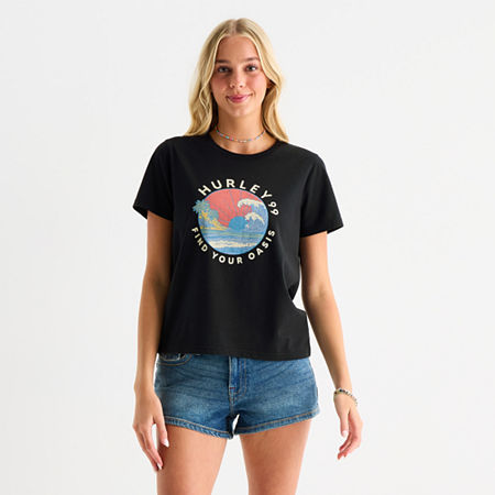 Click here for Hurley Womens Crew Neck Short Sleeve Juniors Graph... prices