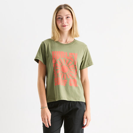 Click here for Hurley Womens Crew Neck Short Sleeve Juniors Graph... prices