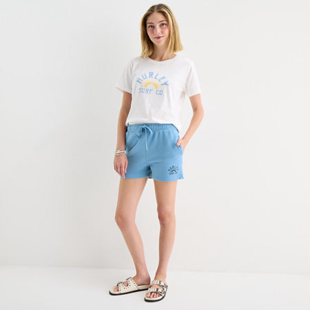 Click here for Hurley Juniors Womens High Rise Juniors Pull-On Sh... prices