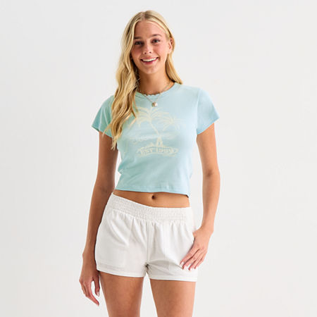 Click here for Hurley Womens Juniors Crew Neck Short Sleeve Graph... prices
