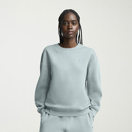 Click here for Champion Womens Powerblend Crew Neck Long Sleeve S... prices