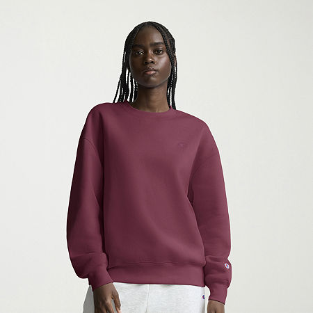 Click here for Champion Womens Powerblend Crew Neck Long Sleeve S... prices