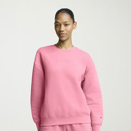 Click here for Champion Womens Powerblend Crew Neck Long Sleeve S... prices
