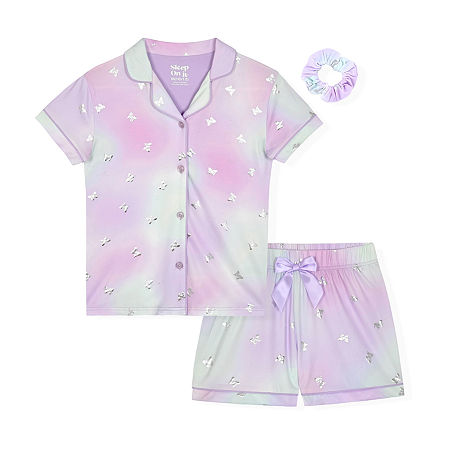Click here for Sleep On It Little & Big Kid Girls Short Sleeve 3-... prices
