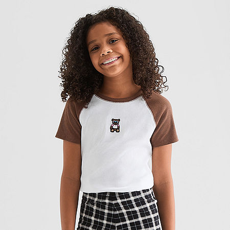 Click here for Thereabouts Little & Big Kid Girls Round Neck Shor... prices