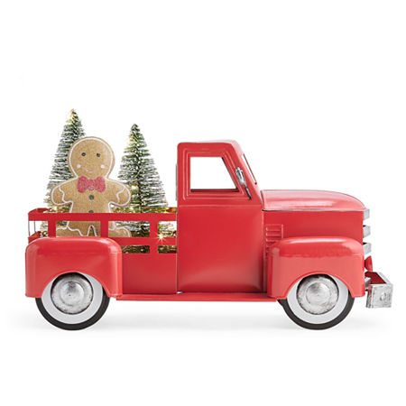 Click here for North Pole Trading Co. Red Truck Christmas Tableto... prices