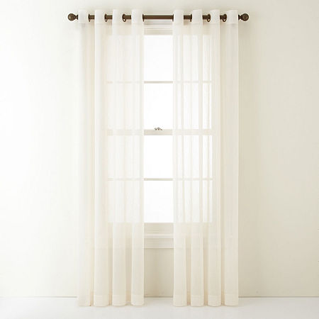 Click here for Home Expressions Crushed Voile Grommet Top Sheer S... prices