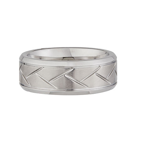 Click here for Mens 8MM Cobalt Wedding Band  9 1/2 prices