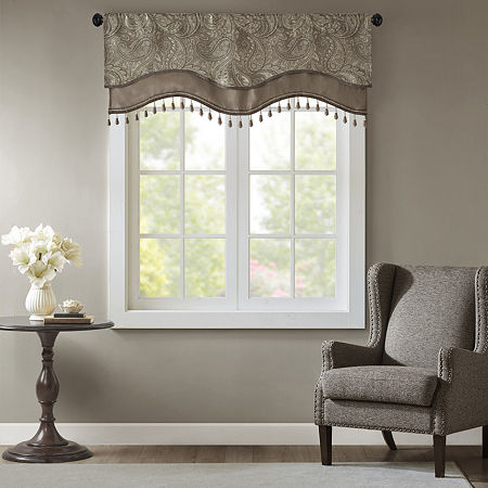 Click here for Madison Park Whitman Rod Pocket Scallop Valance  O... prices