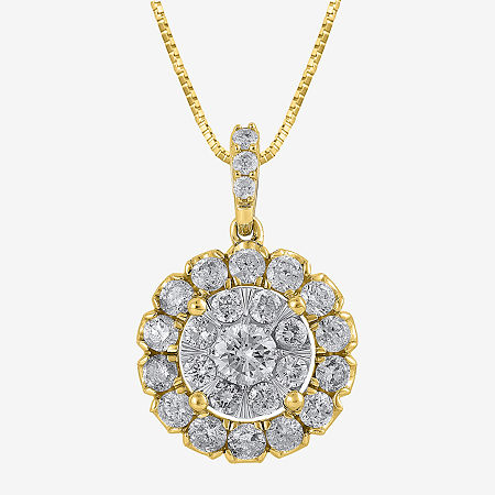 Click here for Diamond Blossom Womens 1 CT. T.W. Natural White Di... prices