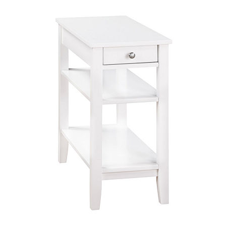 Click here for American Heritage Chairside Table  One Size  White prices