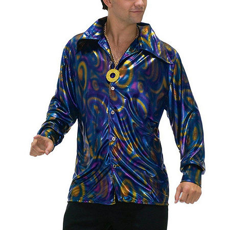 Click here for Mens Dynamite Dud Disco Costume  X-large  Blue prices