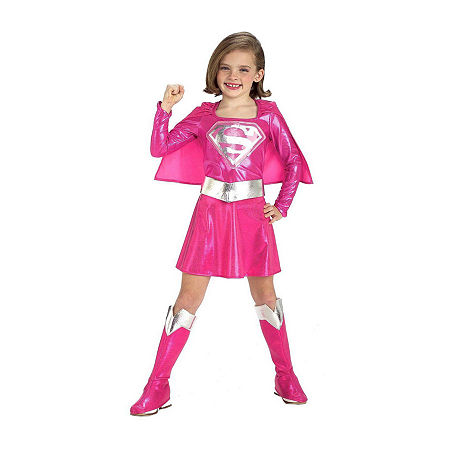 Click here for Little & Big Kid Girls Pink Supergirl 3-pc. Costum... prices