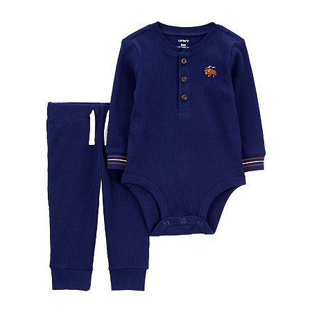 Click here for Carters Baby Boys 2-pc. Long Sleeve Bodysuit Set... prices