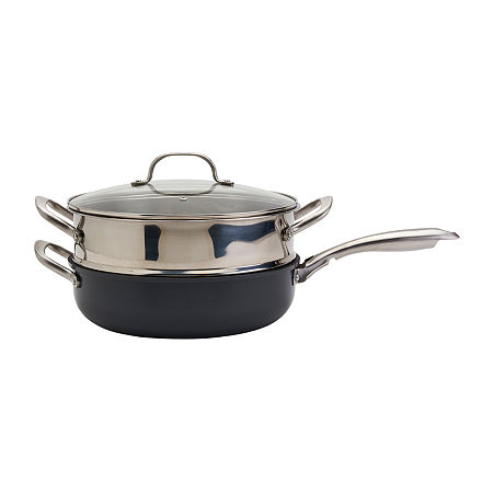 Denmark Tools for Cooks 3-Pc. Aluminum Favorite Saute Steamer Pan - Grey