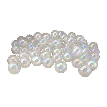 Click here for Northlight Iridescent Silver Ball 60-pc. Christmas... prices