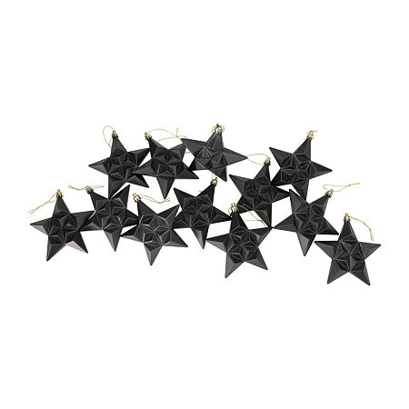 Click here for Northlight Glittered Star 12-pc. Christmas Ornamen... prices