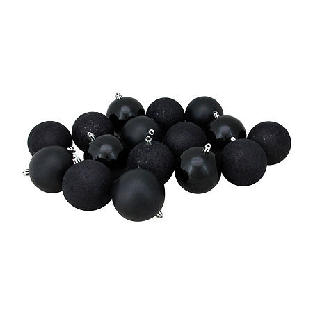Click here for Northlight Black 4-Finish Ball 16-pc. Christmas Or... prices