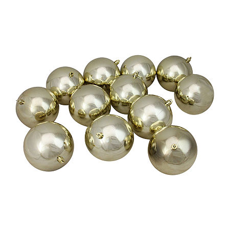 Click here for Northlight Gold Shiny Ball 12-pc. Christmas Orname... prices
