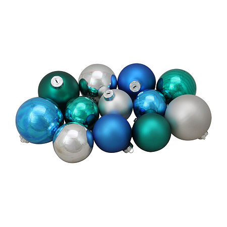 Click here for Northlight 2-Finish Blue Ball 72-pc. Christmas Orn... prices