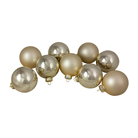 Click here for Northlight 2-Finish Glass Ball 9-pc. Christmas Orn... prices