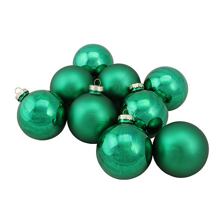 Click here for Northlight 2-Finish Glass Ball 9-pc. Christmas Orn... prices