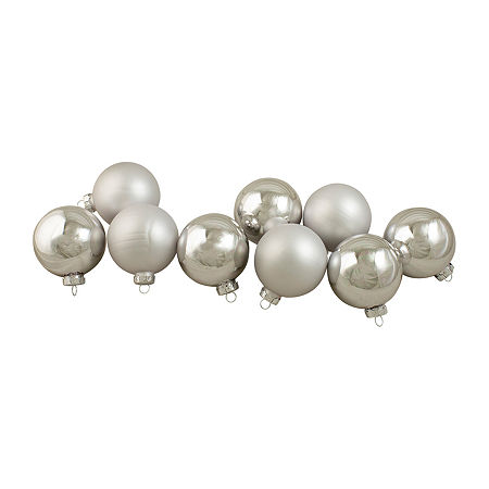 Click here for Northlight 2-Finish Glass Ball 9-pc. Christmas Orn... prices