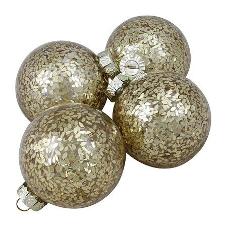 Click here for Northlight Shiny Seeds Ball 4-pc. Christmas Orname... prices