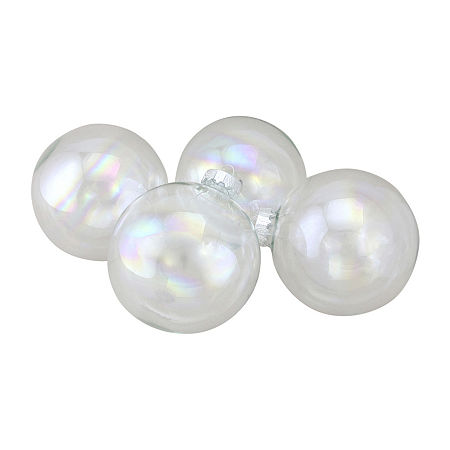 Click here for Northlight Clear Glass Ball 4-pc. Christmas Orname... prices