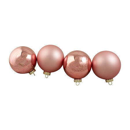 Click here for Northlight Pink 2-Finish Ball 4-pc. Christmas Orna... prices