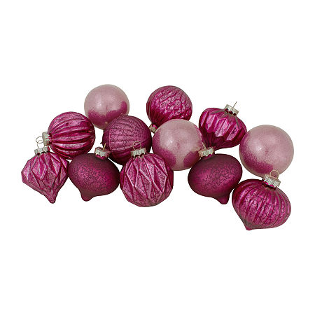 Click here for Northlight Pink Mercury 12-pc. Christmas Ornament... prices