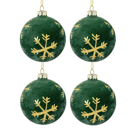 Click here for Northlight Ball With Snowflakes 4-pc. Christmas Or... prices