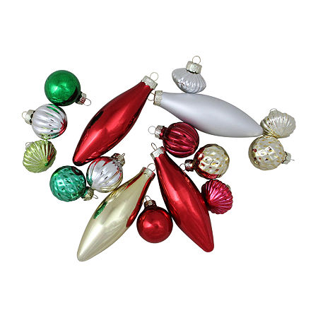 Click here for Northlight Traditional Finial 16-pc. Christmas Orn... prices