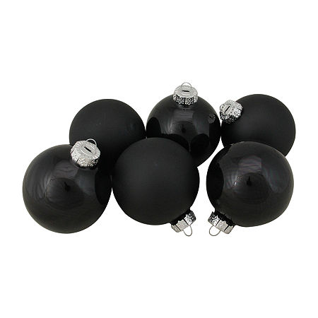 Click here for Northlight Glass 2-Finish Ball 6-pc. Christmas Orn... prices