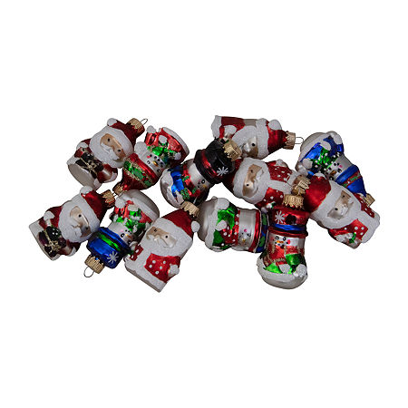 Click here for Northlight Santa And Snowmen 12-pc. Christmas Orna... prices