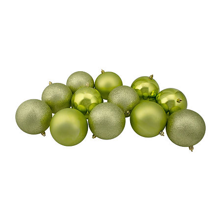 Click here for Northlight Green 4-Finish Ball 12-pc. Christmas Or... prices