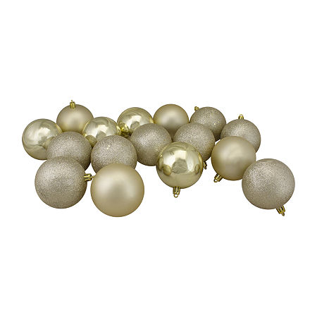 Click here for Northlight Gold 4-Finish Ball 16-pc. Christmas Orn... prices
