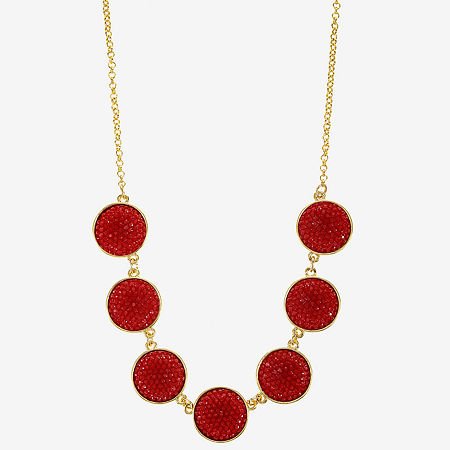 Click here for Mixit Gold Tone Womens 17 Inch Collar Necklace  On... prices