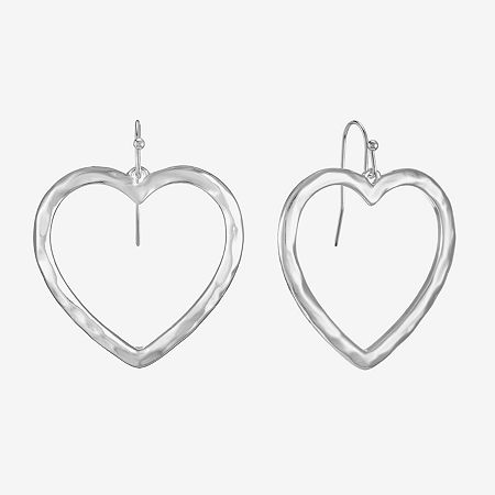 Click here for Liz Claiborne Womens Heart Drop Earrings  One Size... prices