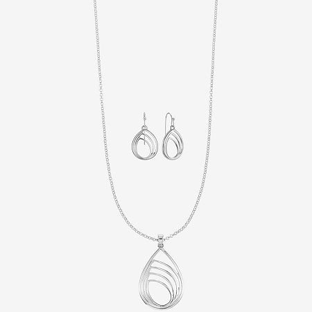 Click here for Liz Claiborne Pendant Necklace And Drop Earring Wo... prices