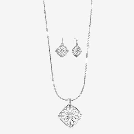 Click here for Liz Claiborne Pendant Necklace And Drop Earring Wo... prices