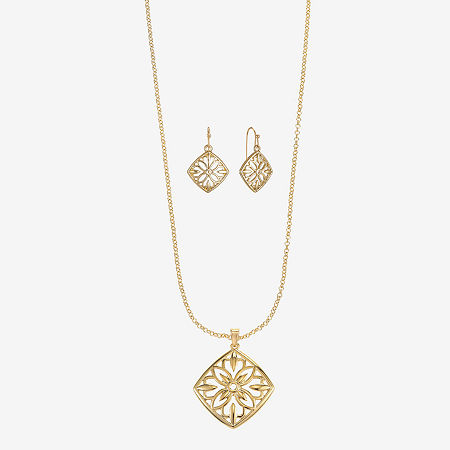 Click here for Liz Claiborne Pendant Necklace And Drop Earring Wo... prices